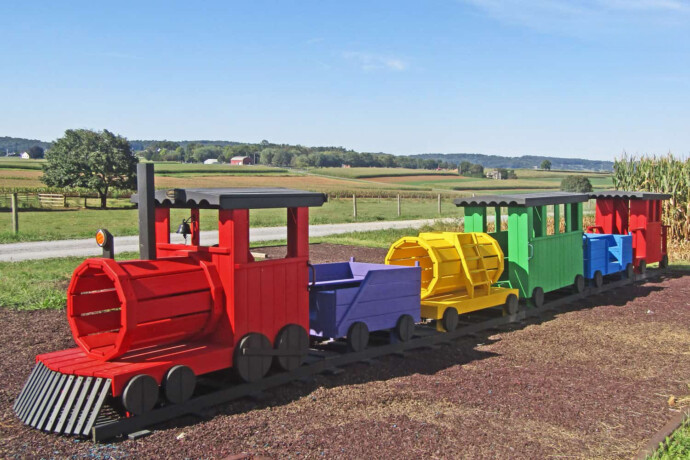 Model 1000 6 Piece Train Set | Amish Direct Playsets