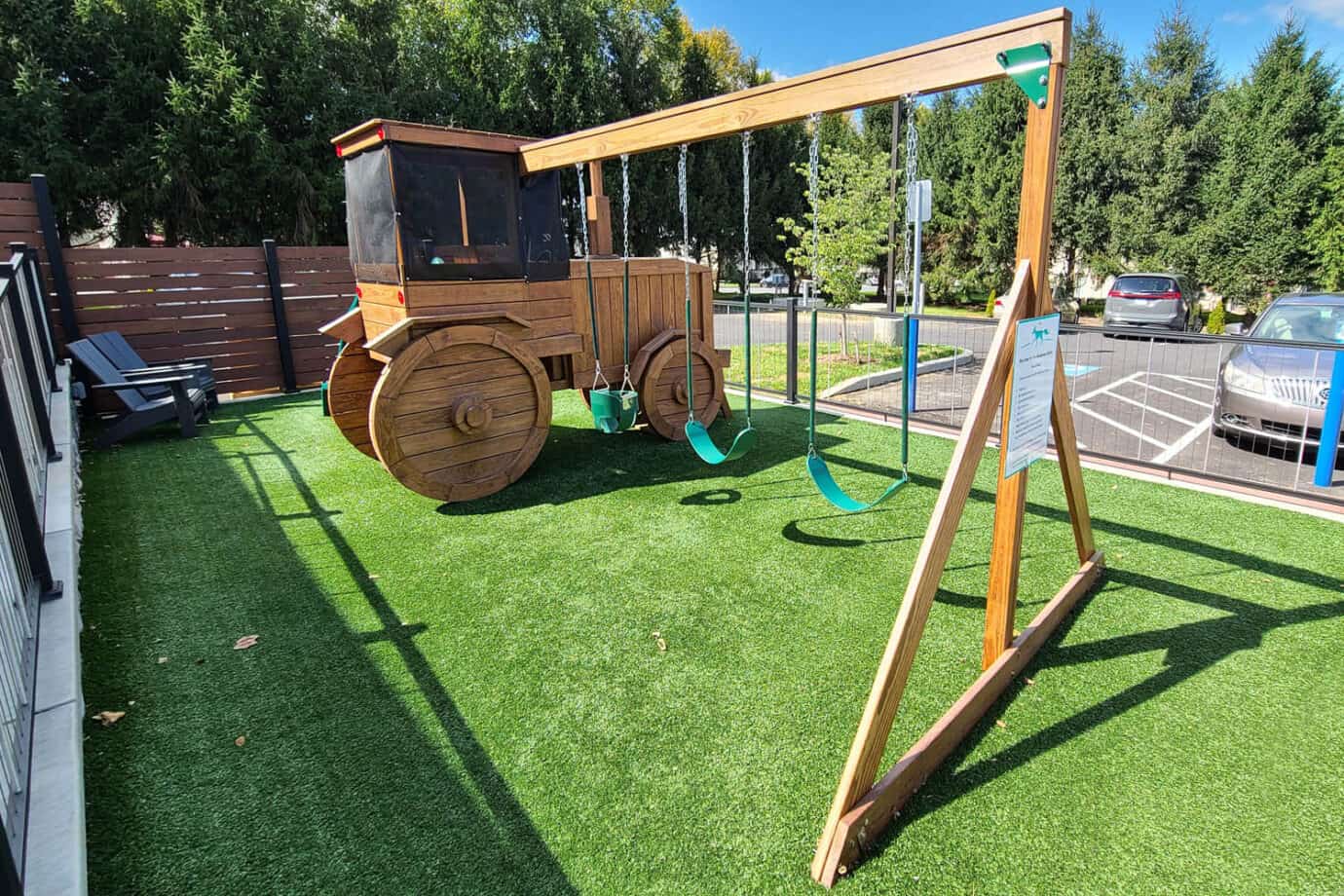 Model 1850 Tractor Wood Playset for Sale | Amish Direct Playsets