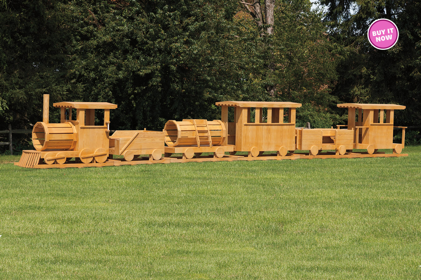 Model 1000 Wood Train Playset for Sale | Amish Direct Playsets