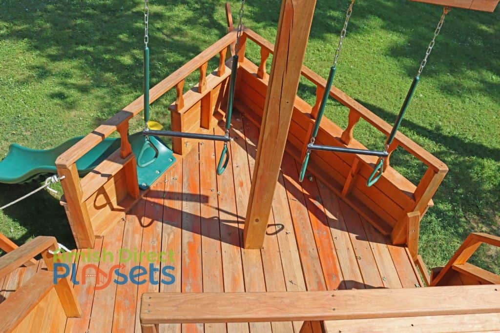 Medium Wood Boat Playset for Sale - Amish Direct Playsets