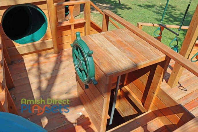 Medium Wood Boat Playset For Sale | Amish Direct Playsets