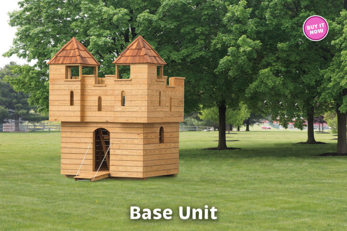 Medium Charlotte Castle Playset for Sale - Amish Direct Playsets