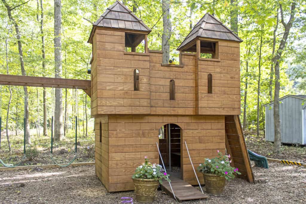 Medium Charlotte Castle Playset for Sale | Amish Direct Playsets