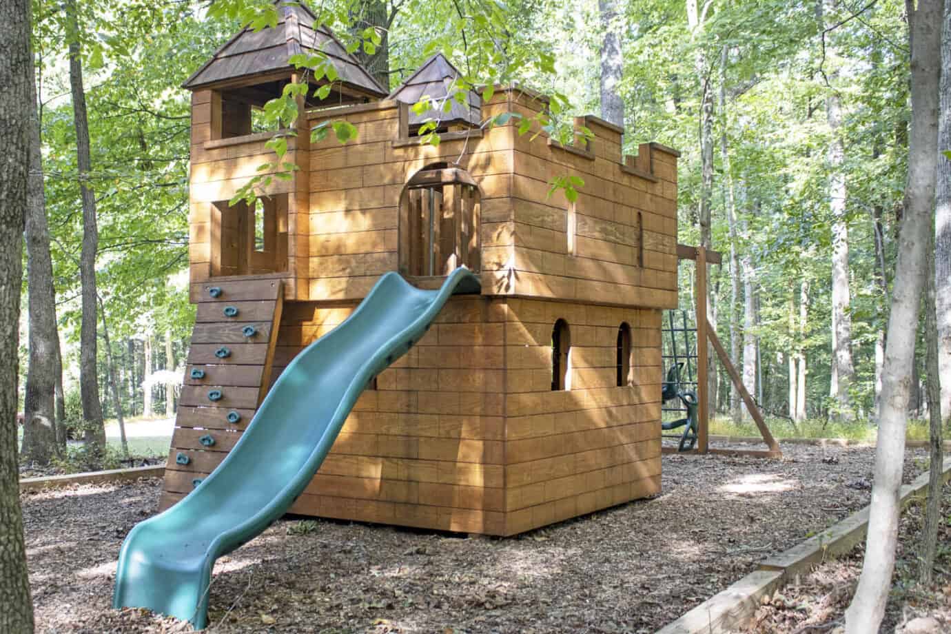 Medium Charlotte Castle Playset for Sale | Amish Direct Playsets
