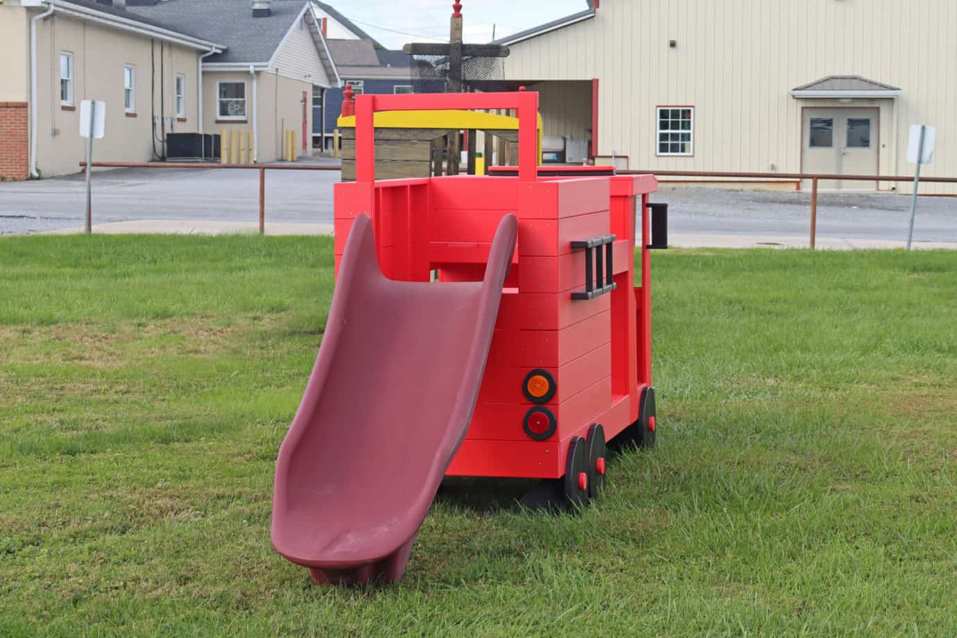 Miniature Fire Truck Playground For Sale | Amish Direct Playsets