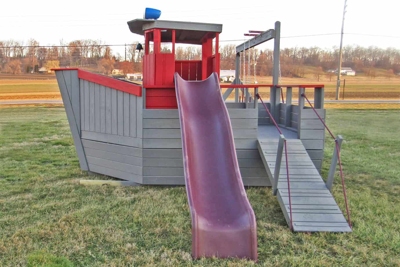 Wooden Tug Boat Specialty Playset | Amish Direct Playsets