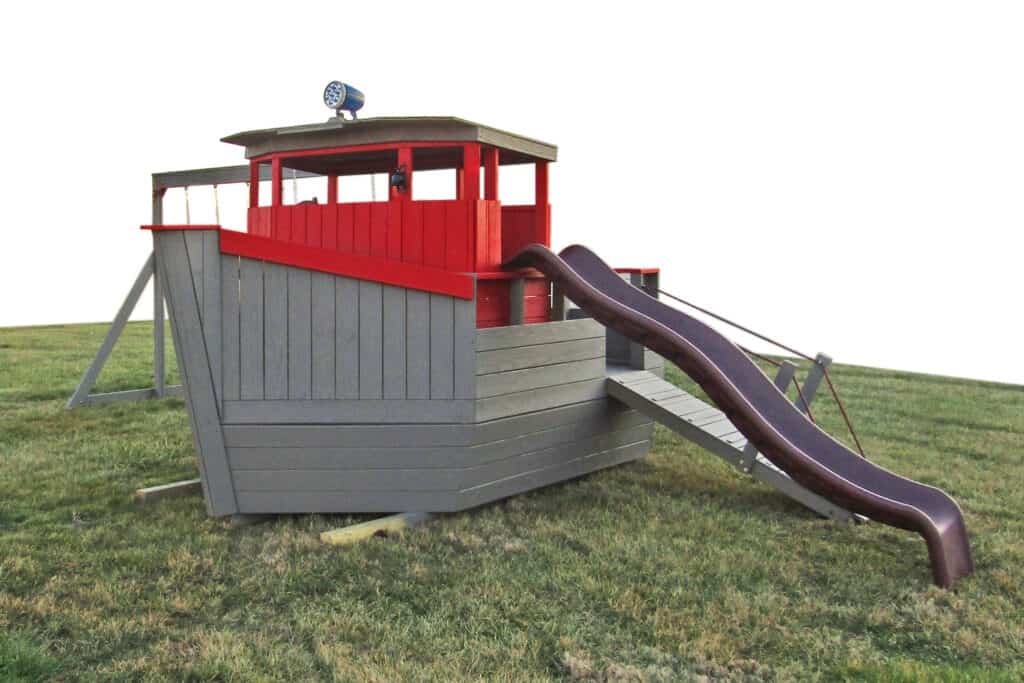 Wooden Tug Boat Specialty Playset | Amish Direct Playsets
