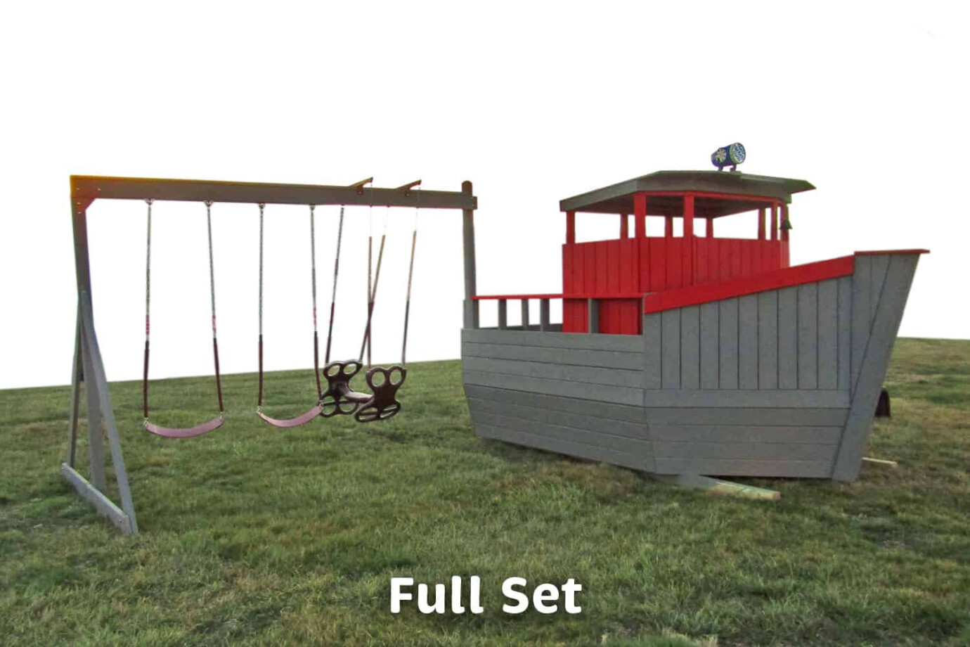 Wooden Tug Boat Specialty Playset | Amish Direct Playsets