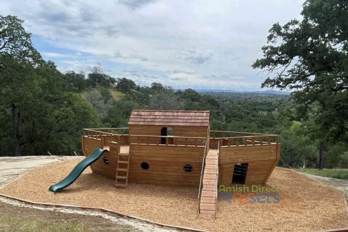 Large Noah’s Ark Wood Playset For Sale - Amish Direct Playsets