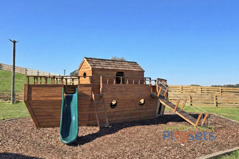 Large Noah’s Ark Wood Playset For Sale - Amish Direct Playsets