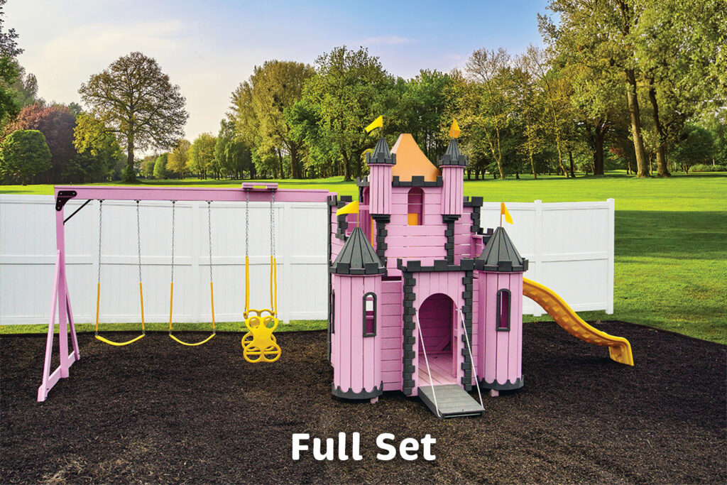 Princess Palace Wooden Playset For Sale | Amish Direct Playsets