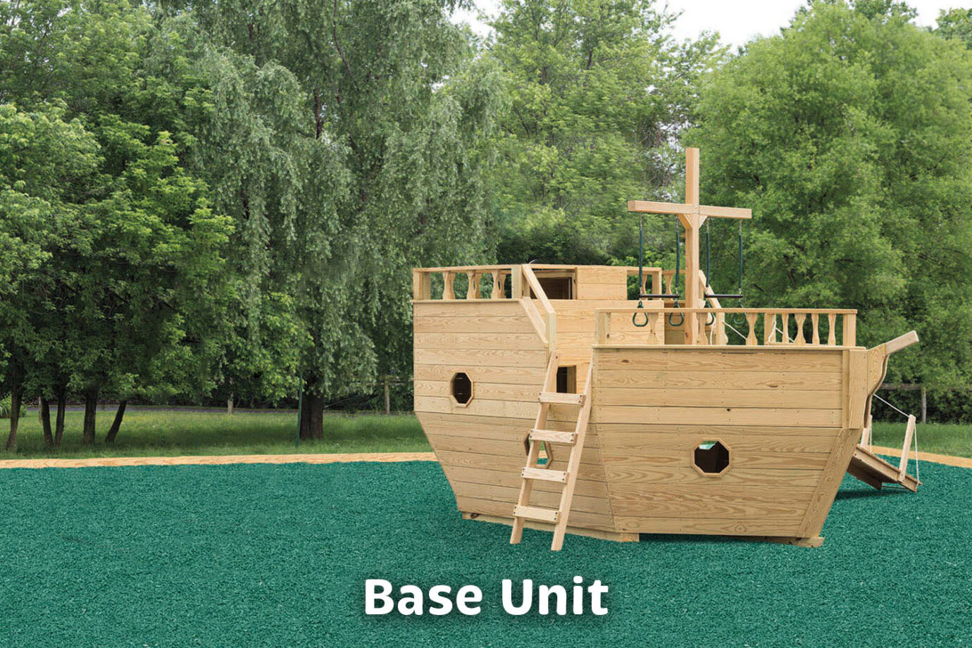 Wood Small Boat Playset For Sale | Amish Direct Playsets