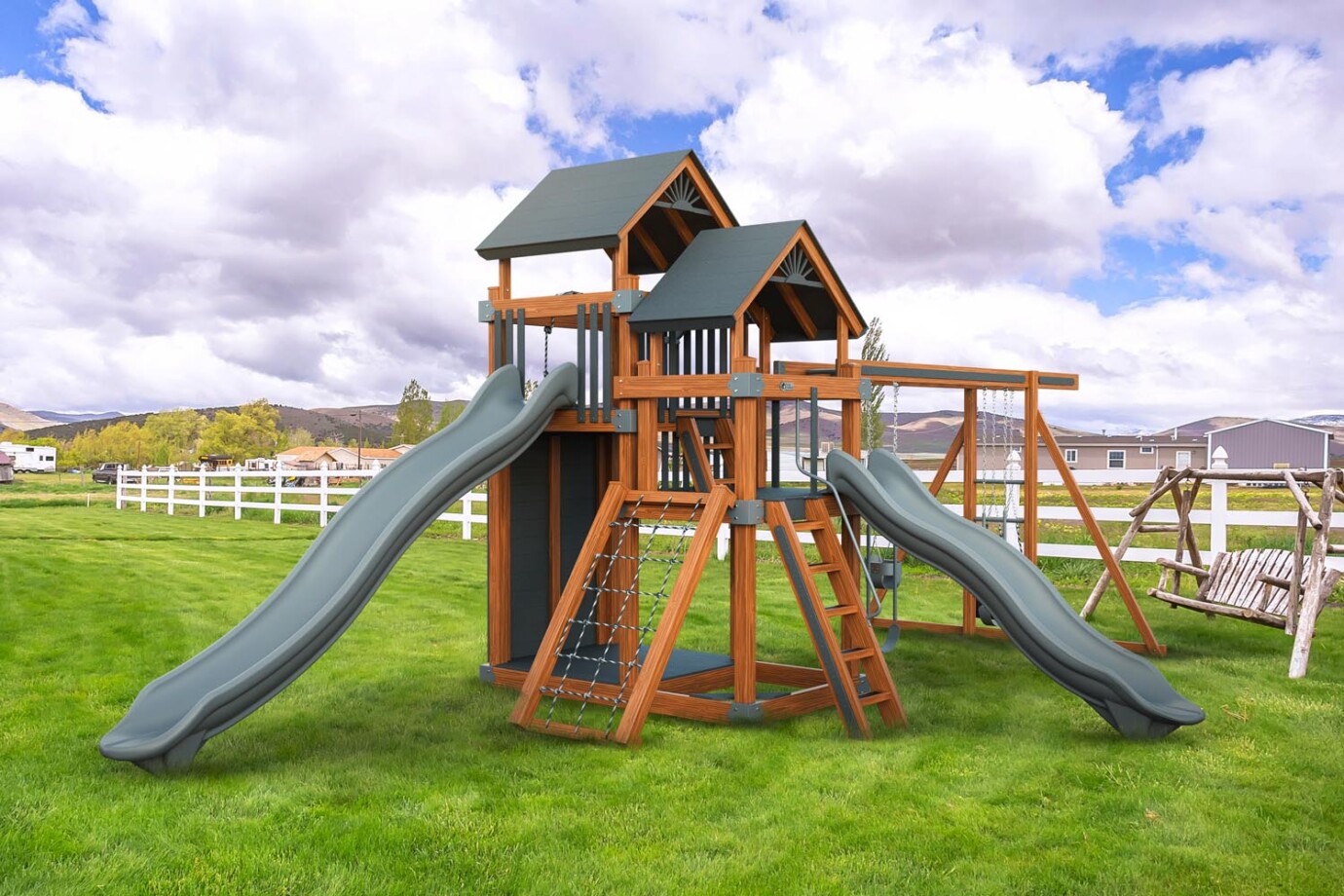 Super 59 Adventure Vinyl Playset for Sale | Amish Direct Playsets