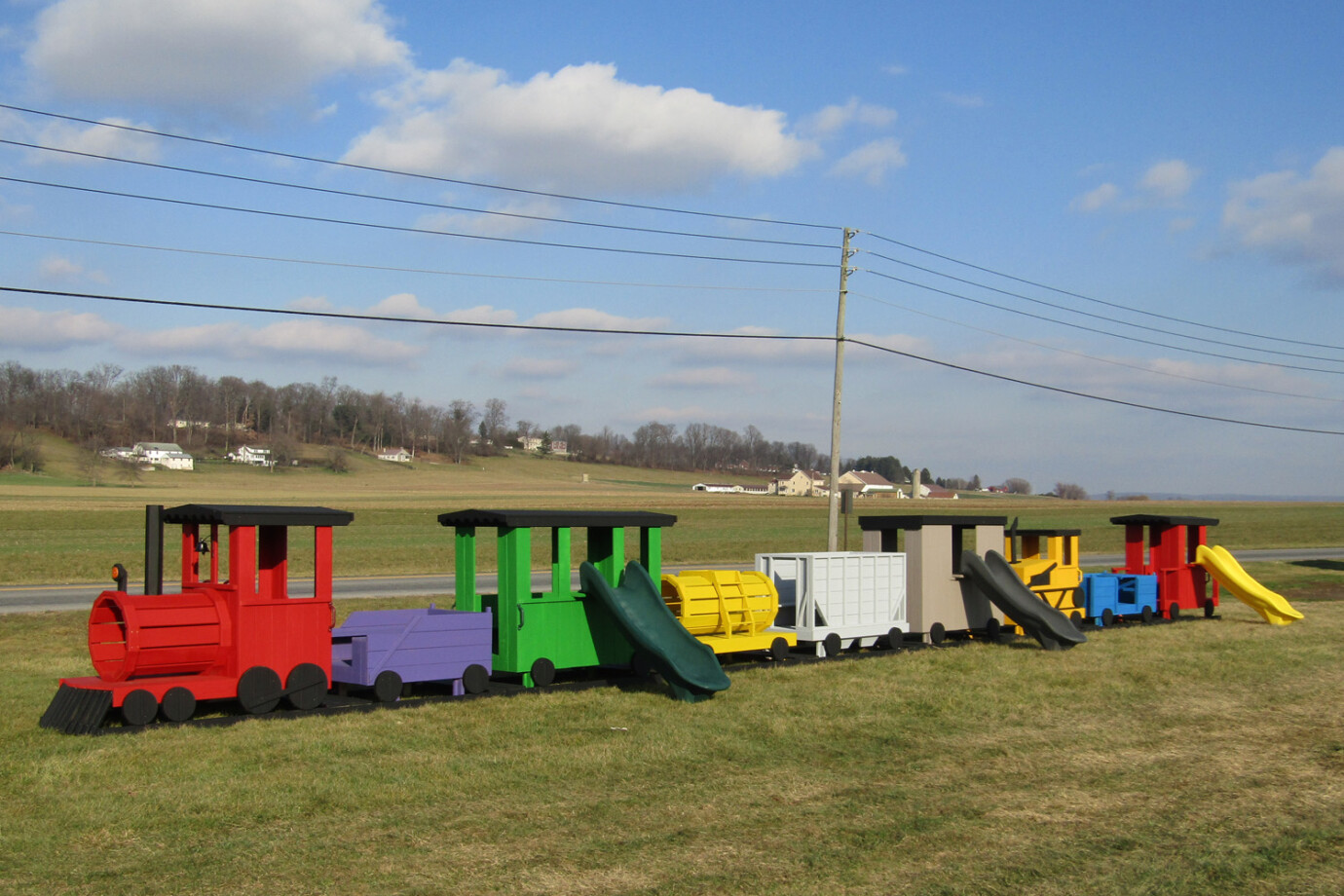 Model 1050 Poly 9 Piece Train Set Specialty Playset for Sale | Amish ...