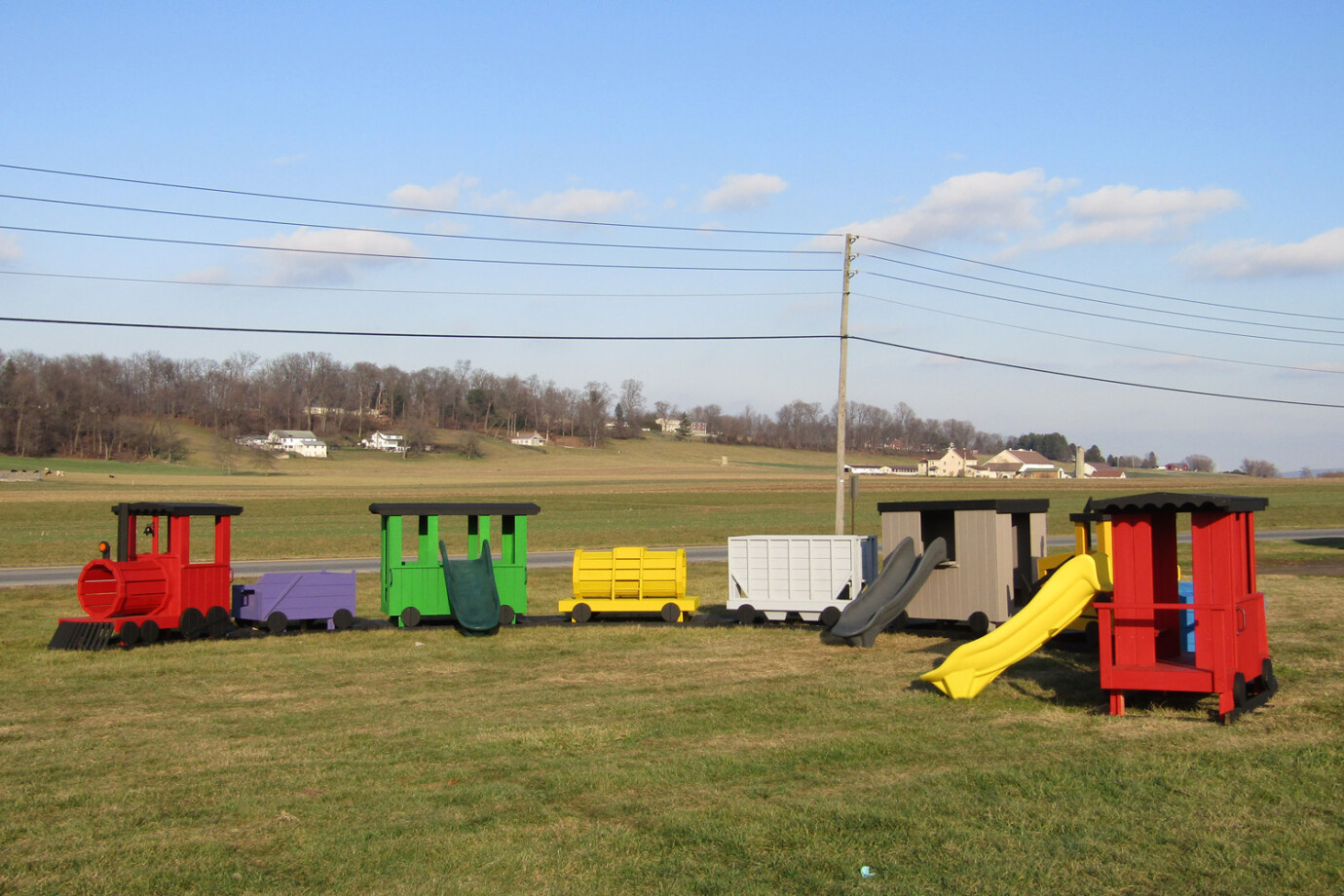 Model 1050 Poly 9 Piece Train Set Specialty Playset for Sale | Amish ...